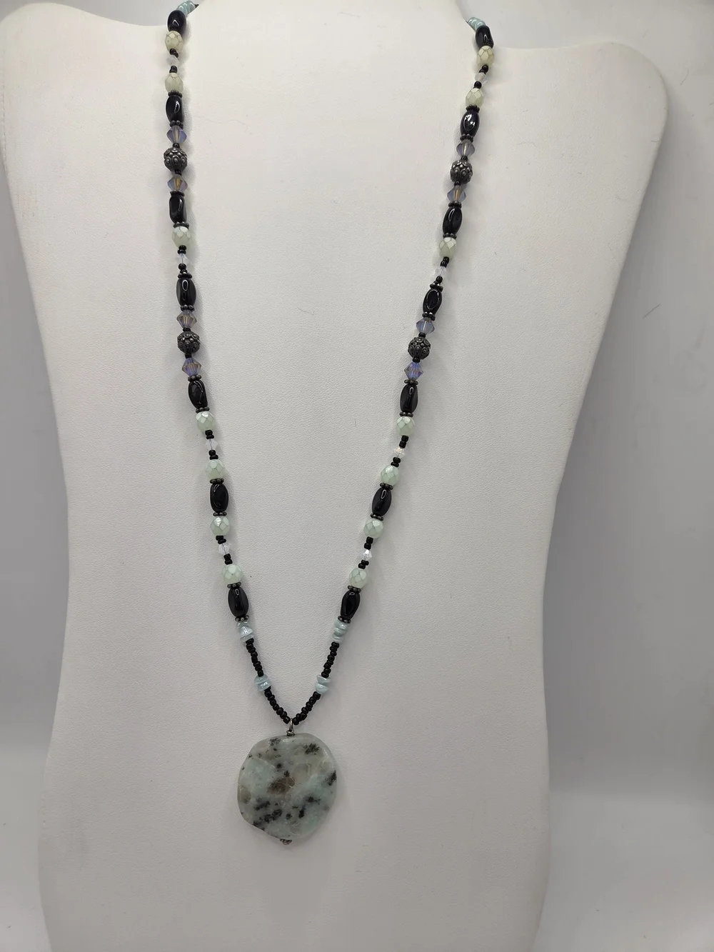 Casabella | Jewelry | Casabella Vintage 97 Dalmatian Jasper Seed Bead ...